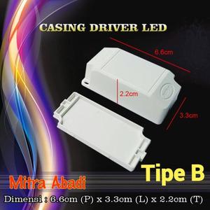 Jual Box Casing Plastik for LED Driver Tipe B Ukuran 6,6 x 3,3 x 2,2 cm ...