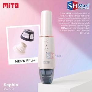 Jual VACUUM CLEANER MITO VC-100 / VC100 SEPHIA 2 IN 1 CORDLESS HEPA ...