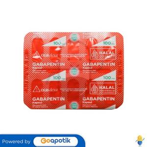 Jual GABAPENTIN OGB DEXA MEDICA 100 MG STRIP 10 KAPSUL - Kota Surabaya ...