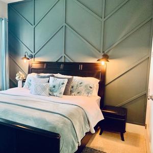 Jual DIY Board WallBatten Dinding HMR Hijau PREMIUM KETEBALAN 3MM 4MM ...