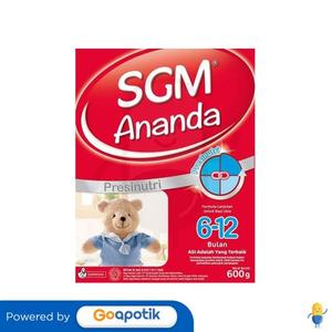 Jual SGM ANANDA PRESINUTRI FORMULA BAYI USIA 0-6 BULAN 600 GRAM BOX - Kab. Bandung - Apotek Jaya ...