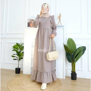 Jual [DRESS TERKINI MODEL TERBARU] BELVA DRESS GAMIS KATUN MADINA ...