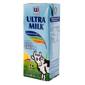 Jual ULTRA MILK UHT 200 ML FULL CREAM - Kota Palembang - Grand Golden ...