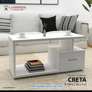 Jual COFFE TABLE MEJA TAMU CRETA MEJA MAKAN MEJA MINUM MEJA KOPI ...