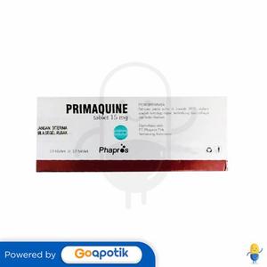 Jual PRIMAQUINE PHAPROS 15 MG BOX 100 TABLET - Kota Makassar - Apotek ...