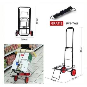 Jual TROLLEY TROLI BESI LIPAT TROLLEY RODA BARANG GALON TABUNG GAS ...