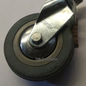 Jual RODA KARET 4 INCH HIDUP 27 X 100 MM BAUT BAN TROLI GEROBAK ...