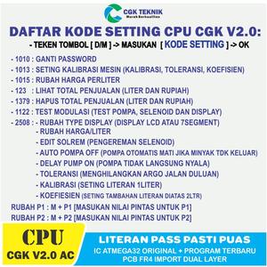 Jual Paket Cpu Pertamini Pom Mini V2.0 Ac Minimalis Keypad Membrane Lcd1602 7Segment Merah - Kab ...