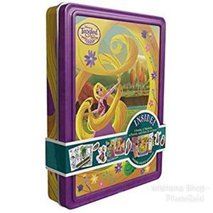 Jual Buku Kaleng Sticker Activity Disney Princess Rapunzel Tin Book ...
