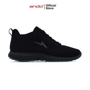 Promo Ando Official Sepatu Sneakers Clyde Pria Dewasa - Hitam/Hitam ...