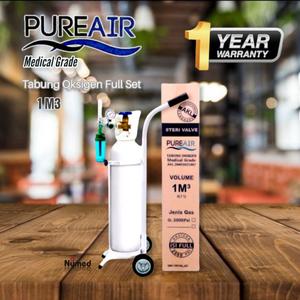 Jual Tabung Oksigen 1M3 Full Set Siap Pakai Isi 2000 Psi / Tabung ...