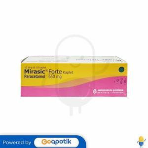 Jual MIRASIC FORTE 650 MG BOX 100 KAPLET - Kab. Bogor - Apotek Azira ...