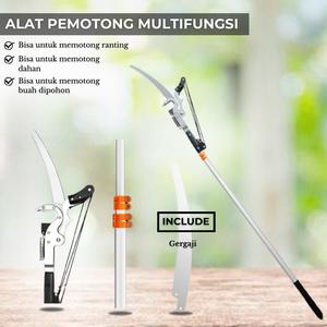 Jual Alat Pemotong Dahan / Ranting Pohon Rambutan Tree Pruner Gergaji ...