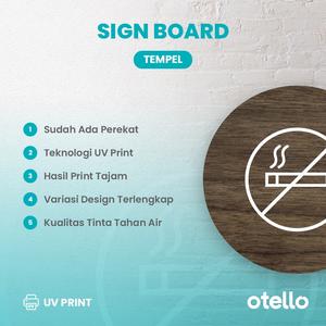 Jual Otello - Signage Ruangan Janitor Sign Board Kayu Print Label Pintu ...