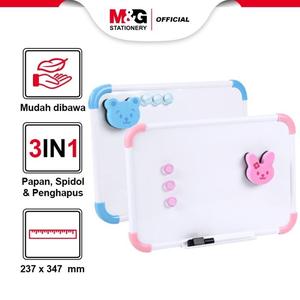 Jual Set Papan Tulis Putih Anak M&G #ADB98339 Whiteboard Children Plus Spidol Magnet Penghapus ...