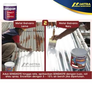 Jual PROPAN SENGKOTE CAT ANTI KARAT UNTUK SENG METAL GALVANIS SPANDEK ...