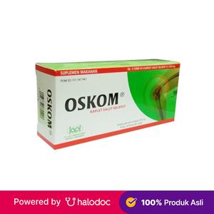 Jual Oskom 6 Tablet - Vitamin Tulang & Sendi - Halodoc - Kota Palembang ...