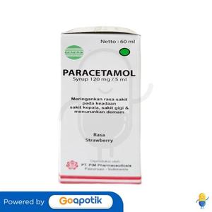 Jual PARACETAMOL PIM 120 MG/5 ML SIRUP 60 ML - Kab. Situbondo - Apotek ...