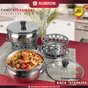 Jual SUBRON Panci Steamboat Hot Pot Sup Shabu Sukiyaki Single 16CM ...