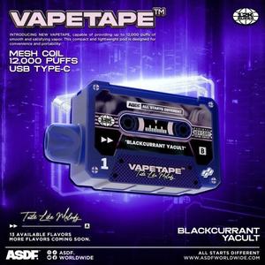 Jual Vapetape 12.000 Puffs - Blackcurrant Yacult VapeTape 12000 Puffs ...
