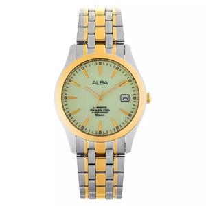 Promo Alba Jam Tangan Wanita AXHK92 Quartz Stainless Stell Dual Tone ...
