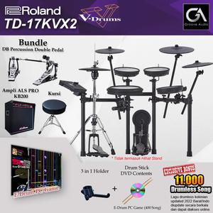 Jual Drum Elektrik Roland TD 17KVX2 + Rack MDS-COM / TD17KVX2 / TD17 ...