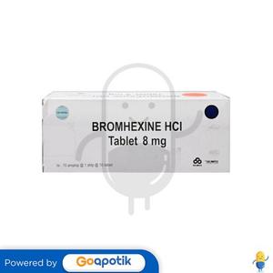 Jual BROMHEXINE HCL ERLIMPEX 8 MG BOX 100 TABLET - Kota Tasikmalaya ...