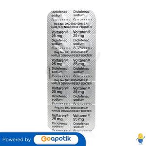 Jual VOLTAREN 25 MG STRIP 10 TABLET - Kota Surabaya - Apotek AKA ...