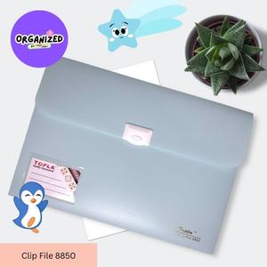 Jual TOPLA Carry File , Map dengan Klip Warna Pastel Map Penyimpanan ...