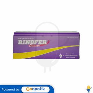 Jual RINOFER CHEWABLE BOX 30 TABLET - Kota Bekasi - Apotek Jihan Farma ...