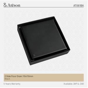 Jual ATESON AT061BAM Floor Drain Hitam Smartdrain Cover Pembuangan Air ...