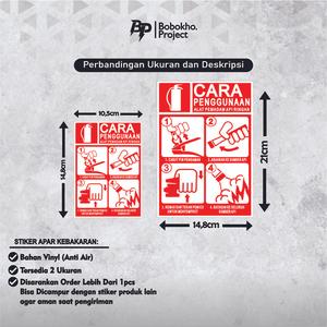 Jual sign stiker cara penggunaan apar / stiker cara menggunakan apar ...