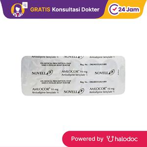 Jual Amlocor 10 mg 10 Tablet - Hipertensi - Halodoc - Kota Surabaya ...