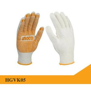 Jual Sarung Tangan Tukang Bintik Putih Ingco Hgvk05 Hand Safety ...