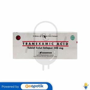 Jual TRANEXAMIC ACID BERNOFARM 500 MG BOX 100 TABLET - Kota Bekasi ...