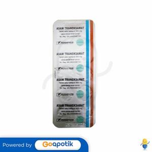 Jual TRANEXAMIC ACID BERNOFARM 500 MG STRIP 10 TABLET - Kota Bekasi ...