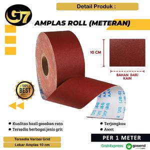 Jual Amplas Roll Meteran Grit Amplas Serbaguna Grid Lengkap Amplas ...