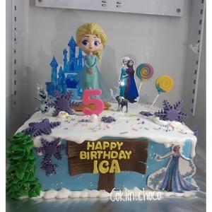 Jual KUE ULANG TAHUN FROZEN ELSA/ CAKE BIRTHDAY FROZEN / KUE ULTAH ...