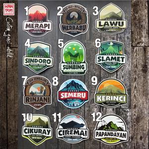 Jual STICKER GUNUNG INDONESIA VINYL+LAMINASI WATERPROOF STIKER GUNUNG ...