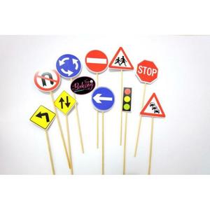 Jual Rambu Sign Lalu Lintas Topper Cupcake Birthday / Hiasan Kue Cake ...