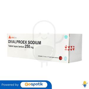Jual DIVALPROEX SODIUM OGB DEXA MEDICA 250 MG BOX 100 TABLET / EPILEPSI - Kota Semarang - Apotek ...