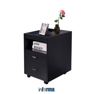 Promo Informa Levi Laci Kantor 2 Tingkat - Hitam Laci Kabinet Dokumen ...