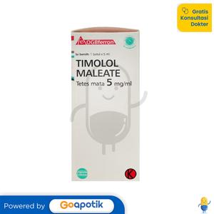 Jual TIMOLOL MALEATE OGB FERRON 5 MG/ML TETES MATA 5 ML - Kab. Bogor ...