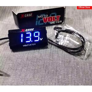 Jual Voltmeter Aki Biru Motor Universal Volt Meter Aki Pengukur Aki Semua Jenis Motor - ANTI AIR ...