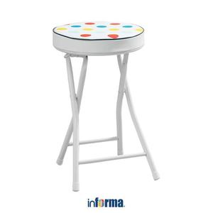 Jual Informa Habra Bangku Lipat Color Polkadot Dining Chair Tempat ...