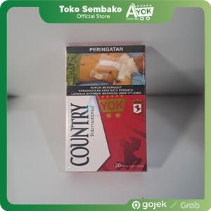 Jual Rokok COUNTRY INTERNATIONAL Merah Ardath Filter 20 Batang - 1 ...