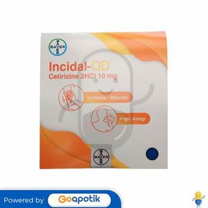 Jual INCIDAL-OD 10 MG STRIP 4 KAPSUL - Kab. Banyumas - Apotek Mitra ...