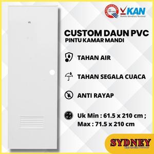 Jual Daun Pintu PVC Kamar Mandi PVC Tebal Polos Custom - Sydney ...