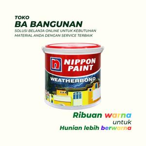 Promo Nippon Paint Weatherbond (Tinting) Cat Premium Dinding Eksterior ...