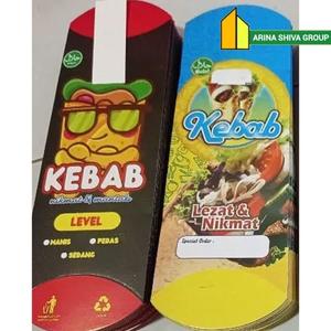 Jual 150 LEMBAR KERTAS KEBAB TARIKAN UKURAN 25 × 9,5 CM HIGH QUALITY ...